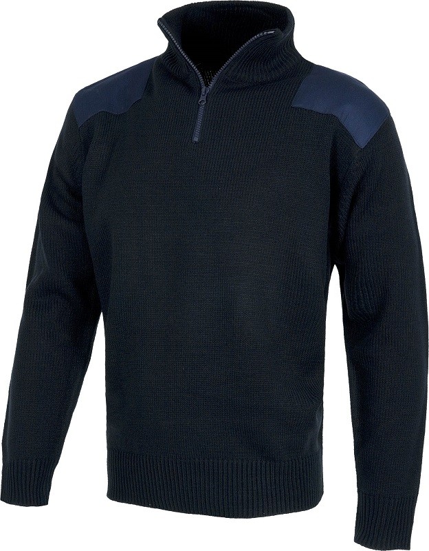 Jersey de trabajo industrial con refuerzo en hombros y codos 100% ...